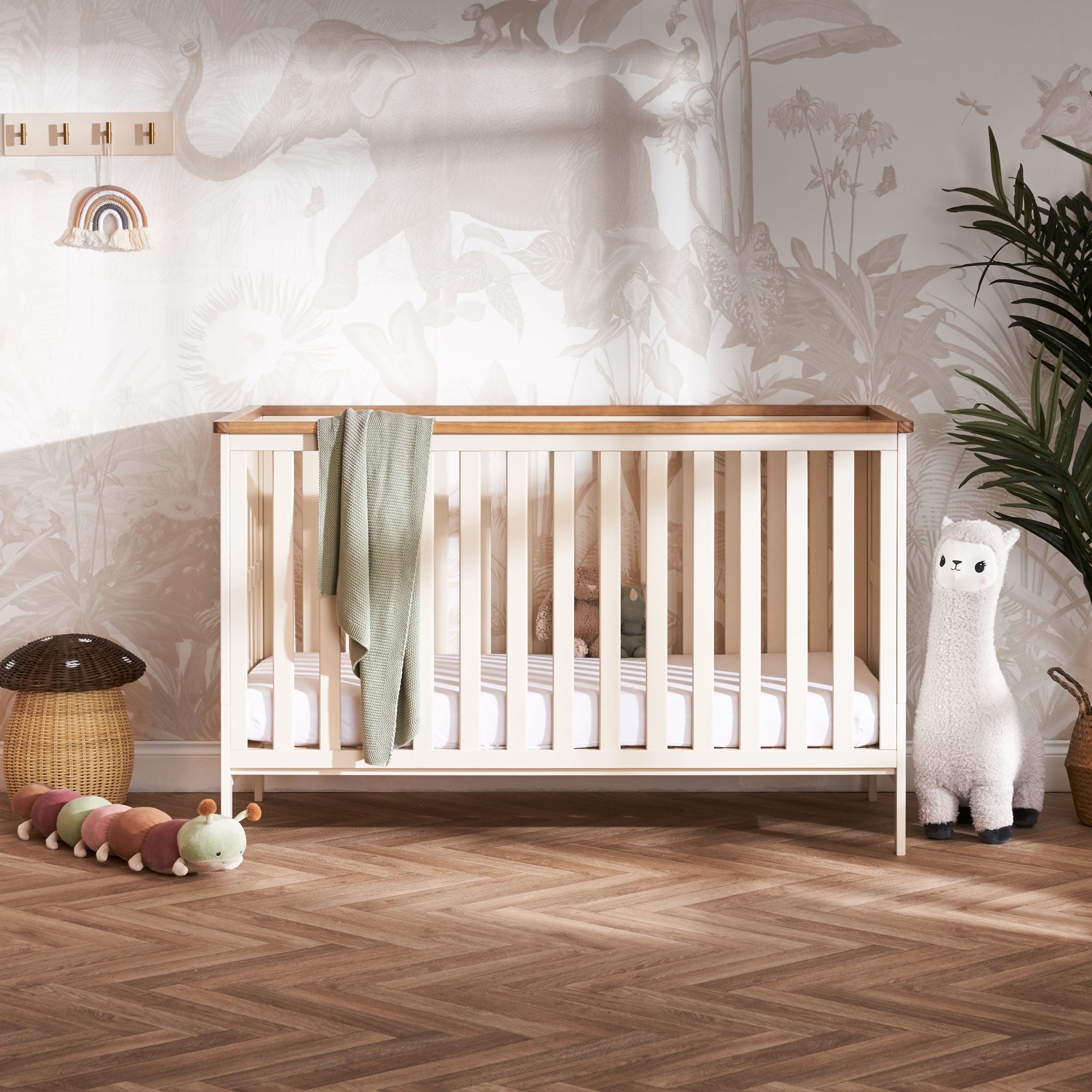 OBaby - Evie Cot Bed - Cashmere | Mabel & Fox