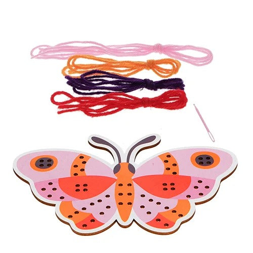 Rex London - Learn To Sew - Wooden Hand-Stitch Set - Butterfly | Mabel ...