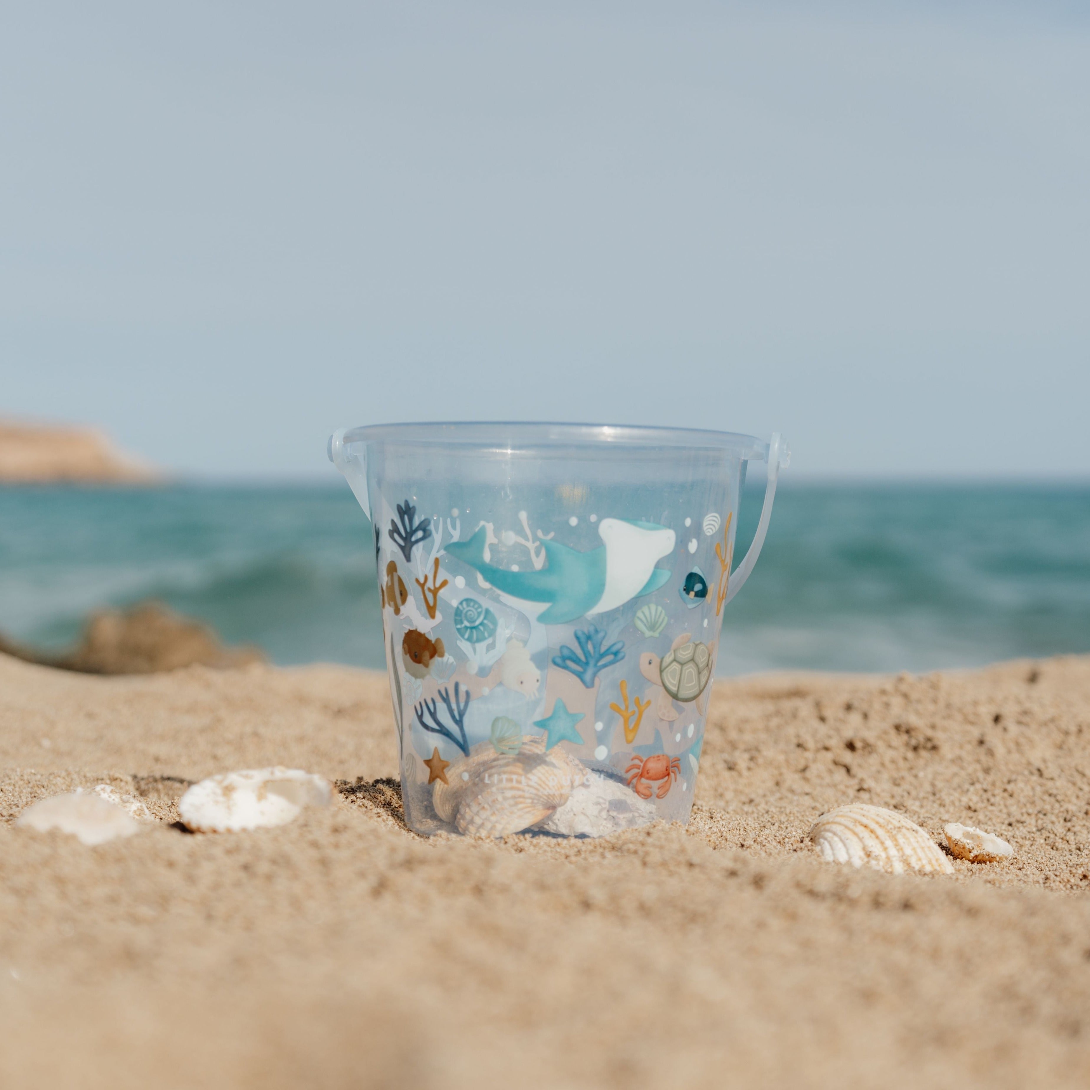 Little Dutch - Seashell Bucket - Ocean Dreams Blue – Mabel & Fox
