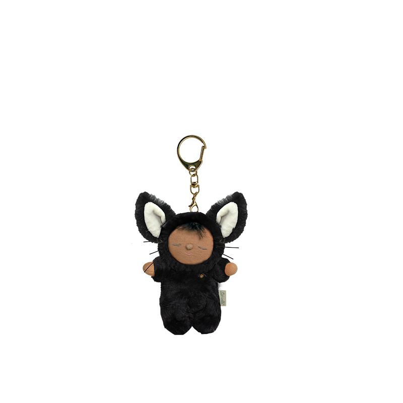 Olli Ella – Cozy Bag Charm – Cat Nox