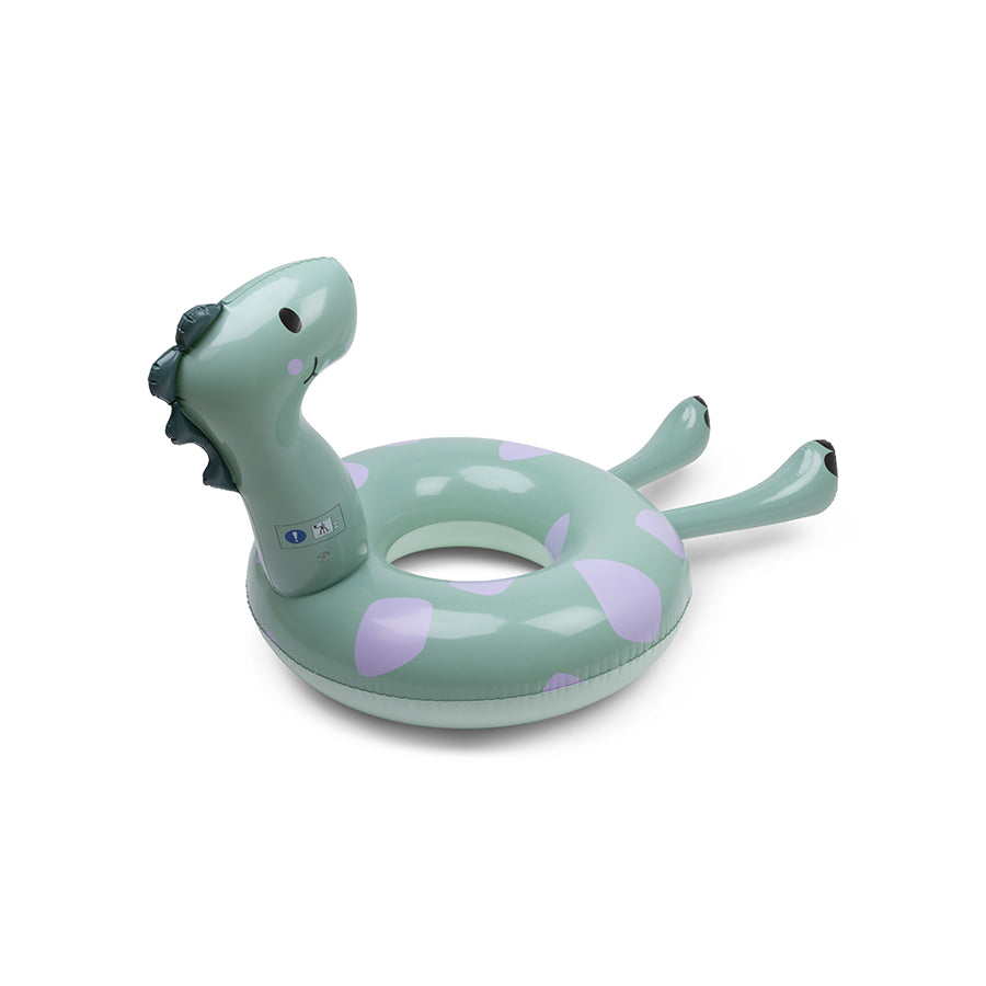 Swim Essentials - Animal Swim Ring - Green Dinosaur - 95 cm | Mabel & Fox