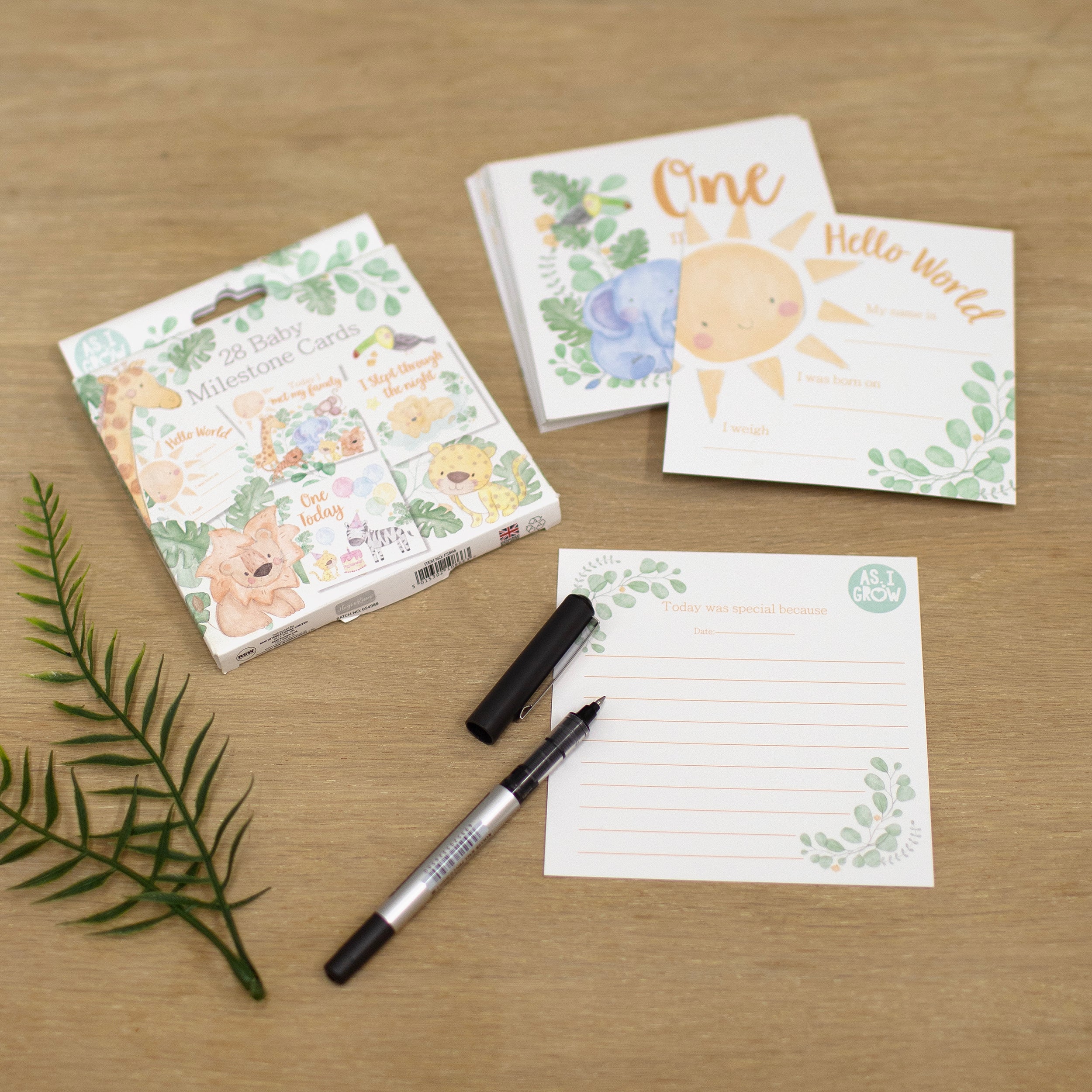 Mabel & Fox - Milestone Cards - Safari | Mabel & Fox