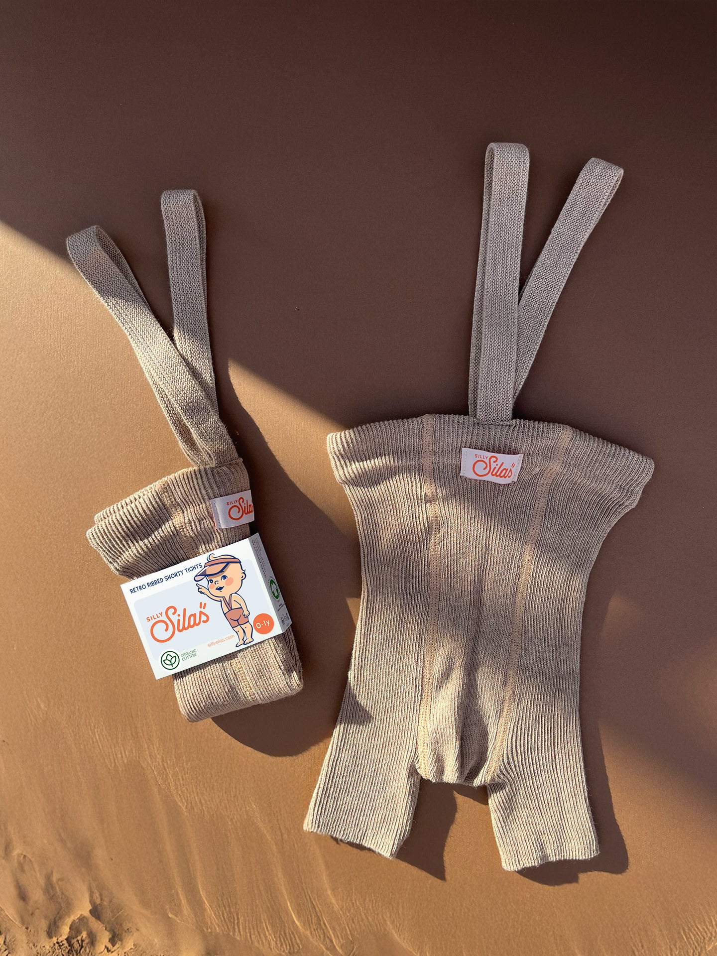 Silly Silas - Shorty Tights - Peanut Blend | Mabel & Fox