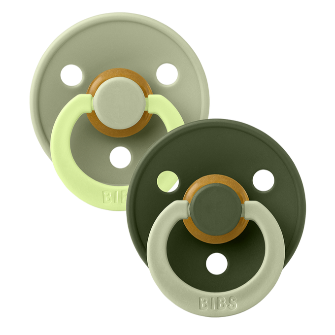 Bibs - Studio Colour Block Latex - Sage Hunter Green Mix (2 Pack ...