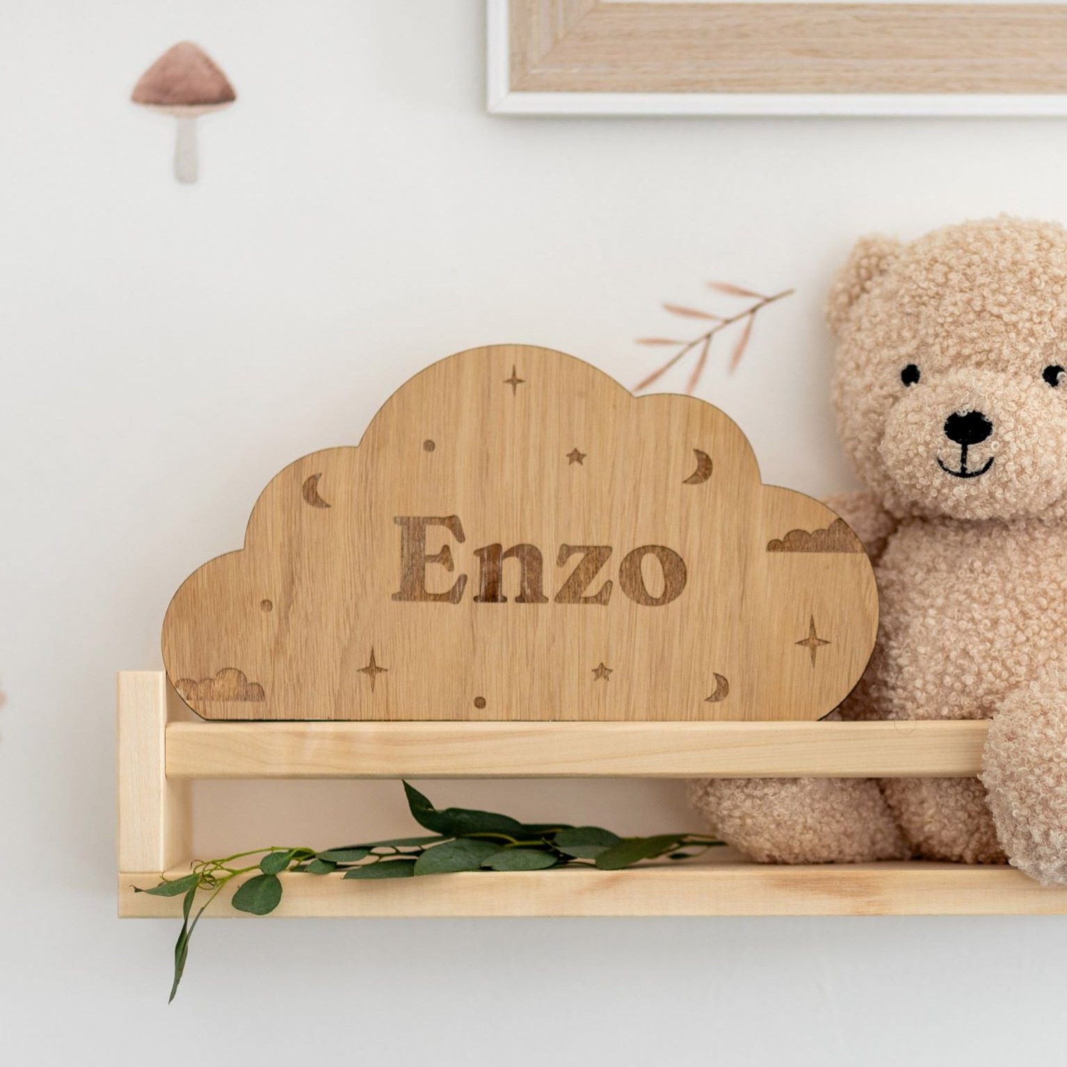 Mabel & Fox - Personalised Wooden Name Sign - Starry Night | Mabel & Fox