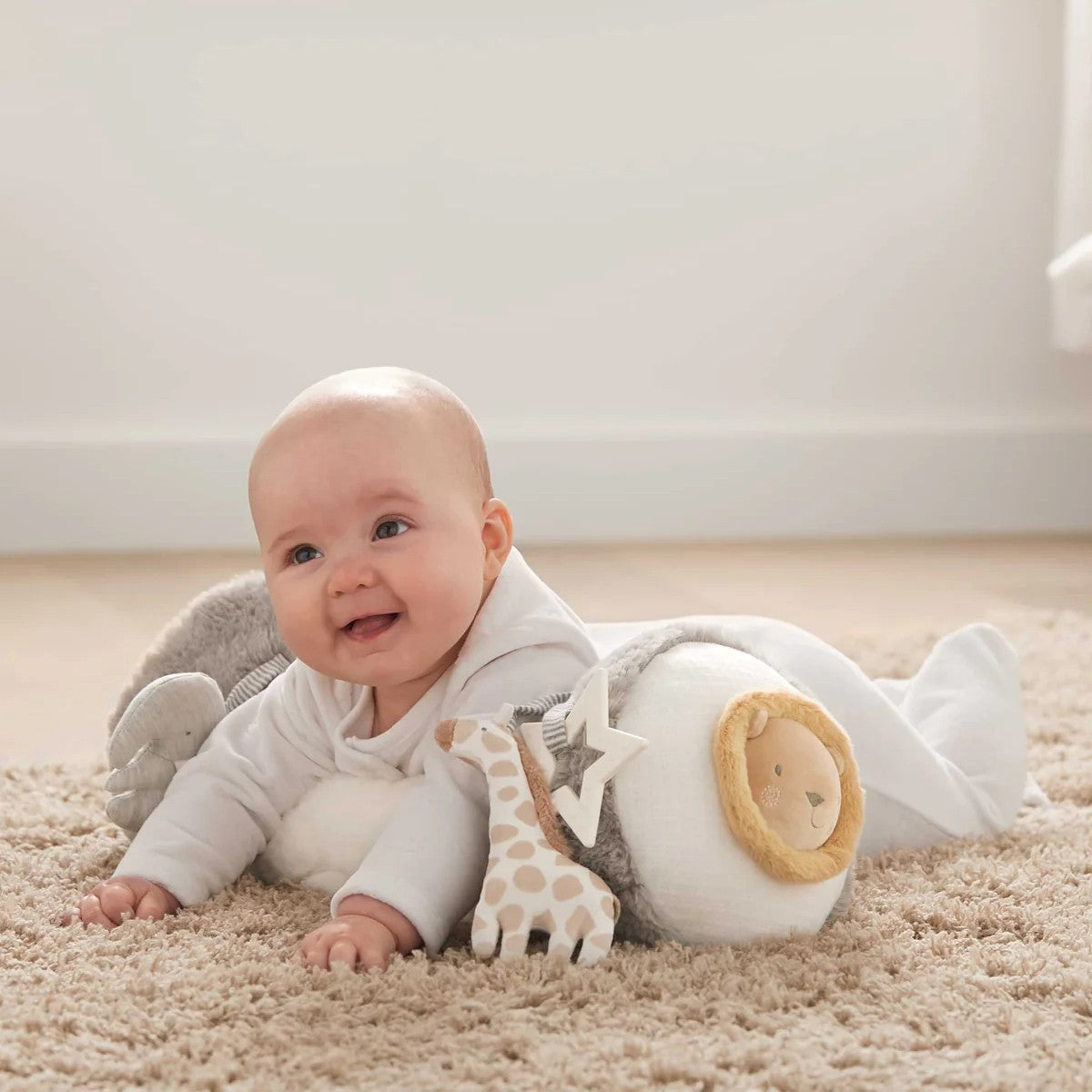 Mamas & Papas - Tummy Time Roll - Welcome To The World Elephant | Mabel ...