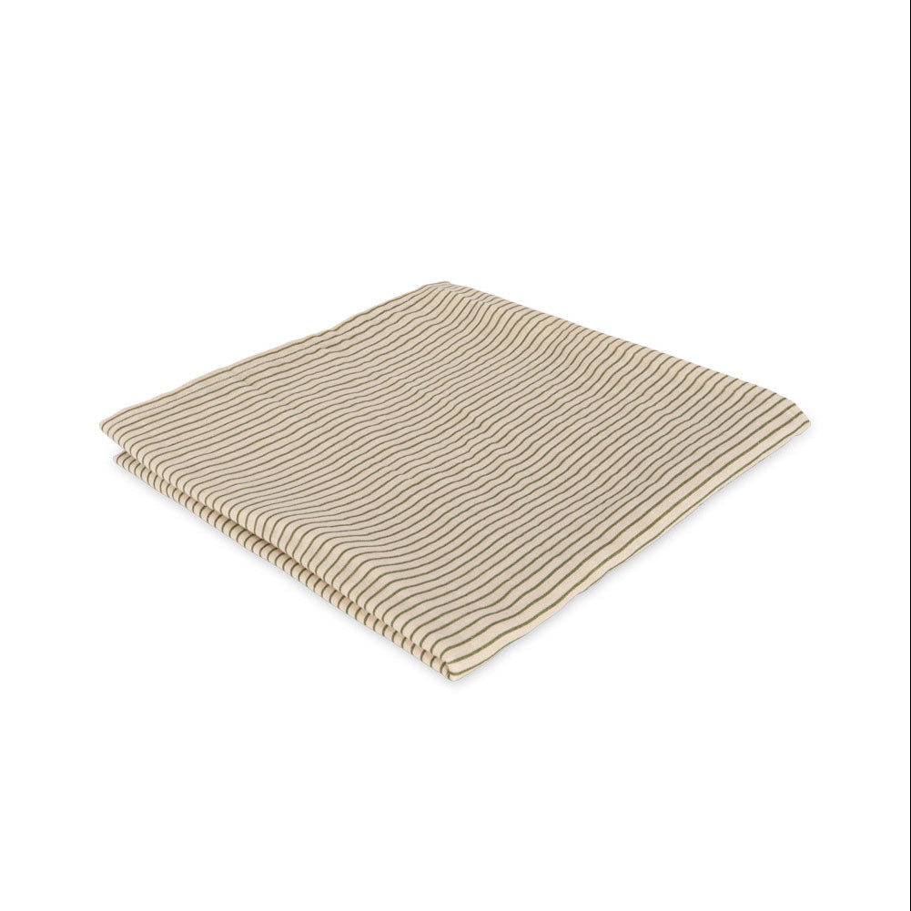Konges Slojd - Large Muslin Swaddle - Tea Stripe | Mabel & Fox